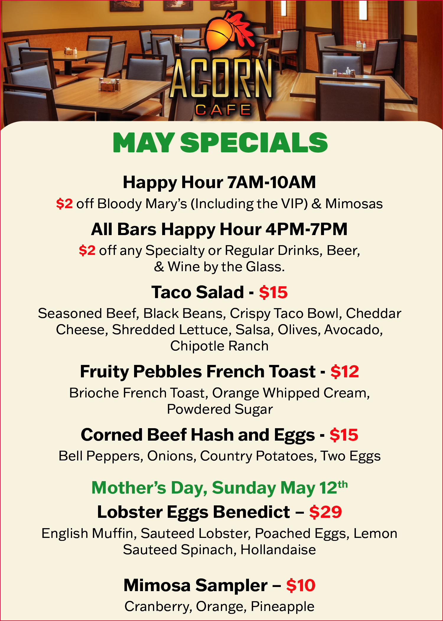 Acorn Café - Gold Country Casino